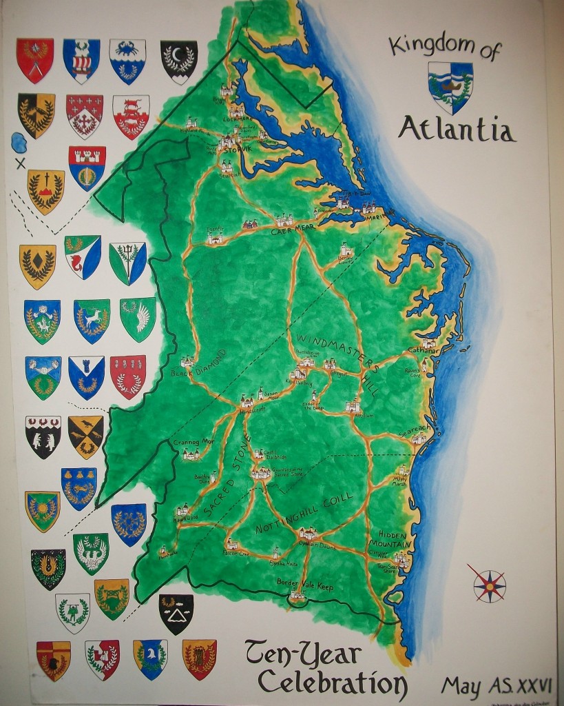 Maps of Atlantia | Atlantian History
